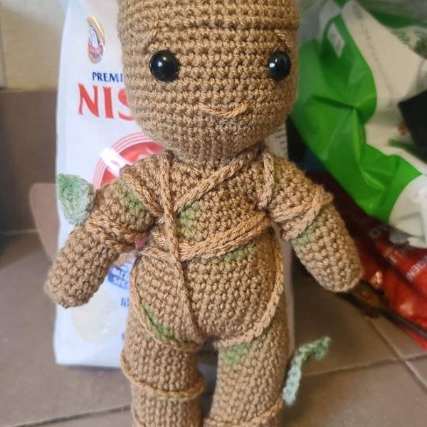 Baby Groot Amigurumi Crochet Pattern - Etsy