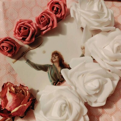 Antique German Advertising Chromo Trade Card, in Spring, Liebig Card ...