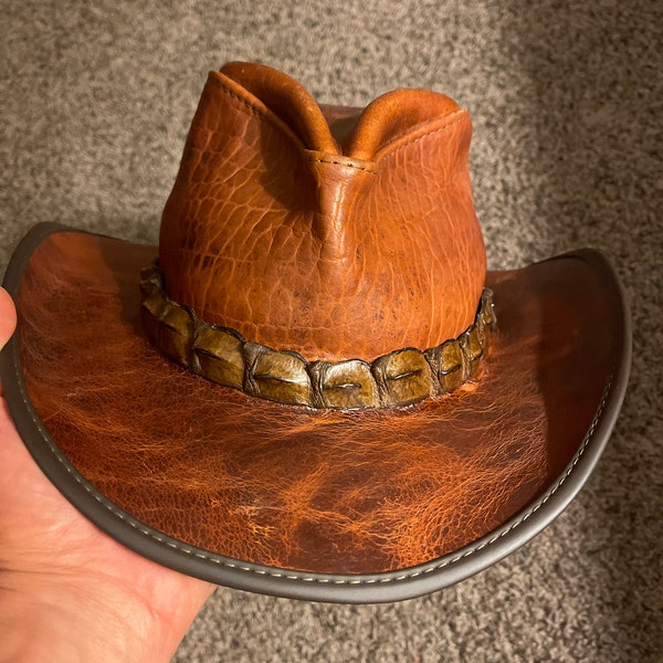 Alligator Ranger Belt Custom Handmade and Custom Silver 4 Piece Buckle ...