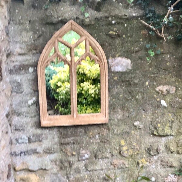 Beautiful Stone Arch Garden Gothic Mirror - Etsy