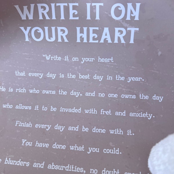 Edgar Albert Guest It Couldn't Be Done Poem Art Print - Etsy