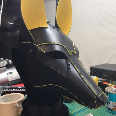 PDF Pattern Leather Anubis Mask With Headpiece - Etsy