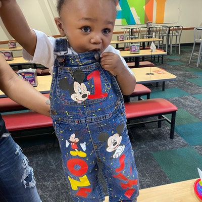 Mickey Mouse Birthday Overalls Mickey Mouse Party Mickey Mouse Outfit ...