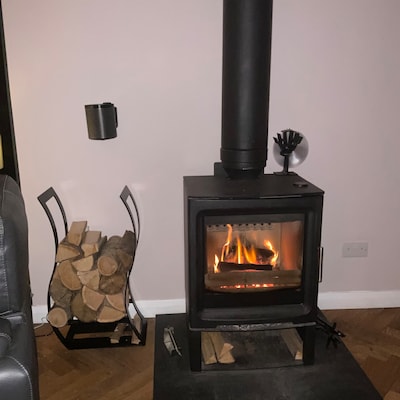 Log Store, Wood Store, Metal Log Store, Fire, Home, Interior Design ...