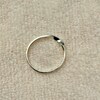 Slim Mobius Ring in Recycled Sterling Silver - Skinny Mobius Stackable ...