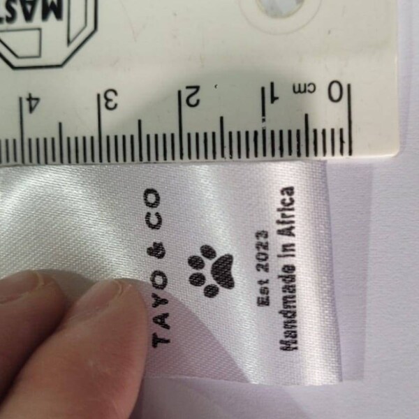 Custom Wooden Tags Laser Cut Engraved Personalized Logo, Timber Sew in ...