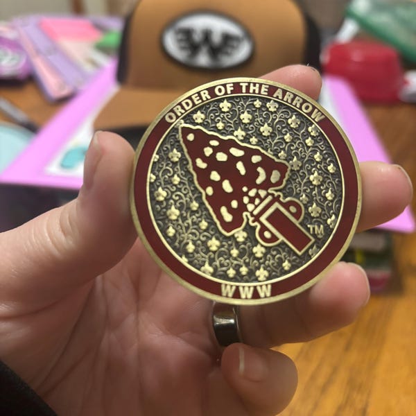 Scout Me in Name Tag - Cub Scout Logo Plastic - Etsy