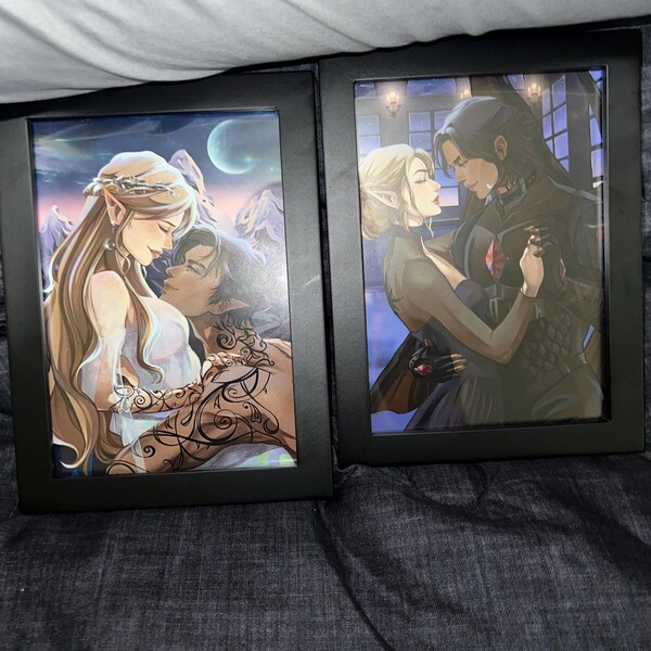 Officially Licensed Feyre X Rhysand 5x7 Print - ACOTAR by Sarah J. Maas - Etsy