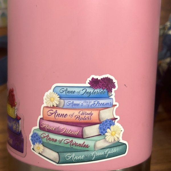 Outlander Book Stack Sticker ~ Outlander Bookish Sticker, Bookish Gifts ...