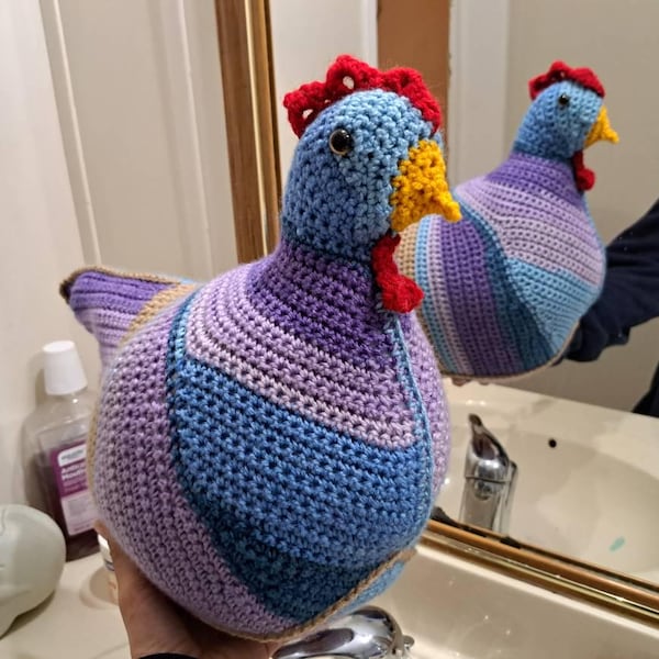 Crocheted - Emotional Support Chicken® (the Original and Legal Version ...