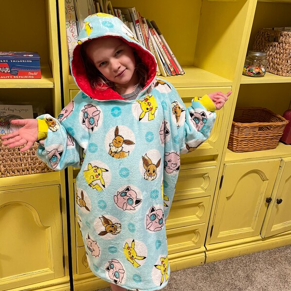 Blanket Hoodie - PDF Sewing Pattern - Etsy