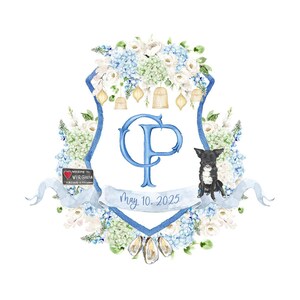 Custom Wedding Crest Custom Crest Wedding Crest Wedding Logo ...