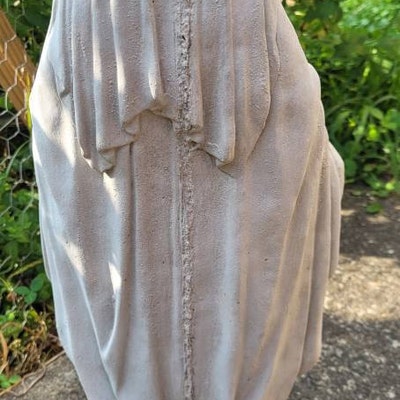 Painted Dragon Statue, Garden Decor, Cute Winking Dragon - Etsy