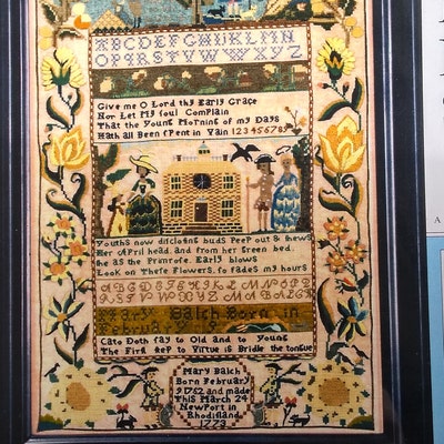 The Chase Sampler mary Starkey Sampler - Etsy