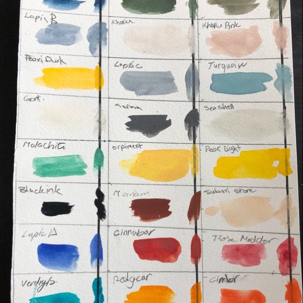 24 Shells Natural Pigment Set (3 Kit) - Etsy
