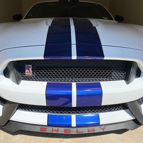 Red Front Spoiler Letters for Shelby GT350 2015-2018 Car Accessories ...