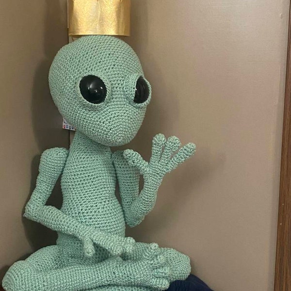 Alien Crochet Amigurumi Pattern DIGITAL Download PDF by Crafty ...
