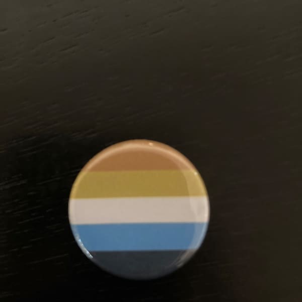 Aroace Aro Ace Pride Flag Pin Round Circle Button ~ 1" Pin 1.5" Pin 2. ...