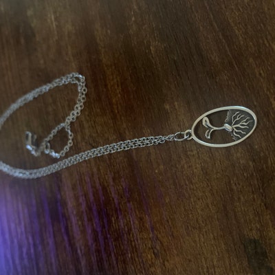 Sterling Silver Sprout Necklace / Seedling / Seed Necklace / Plant ...