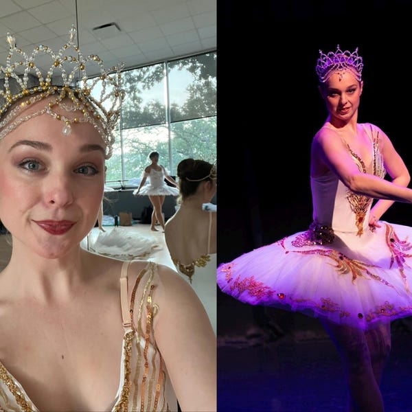 Ballerina Crown, Tiara Ballet, Clear Crystals and Gold Jewelry, Diadema ...