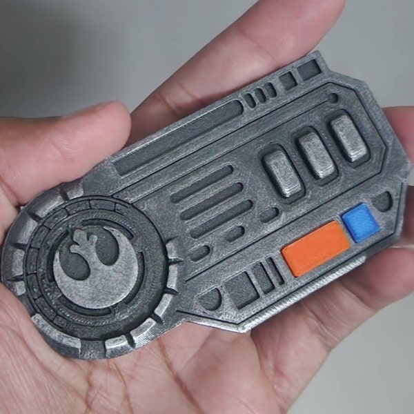 Magnetic Star Wars Inspired Rebel Communication Badge Comlink Greeblie ...