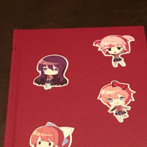 Doki Doki Literature Club chibi stickers | Etsy
