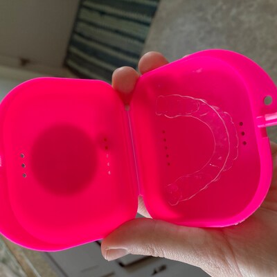 Great Fitting Retainer With Diamonds Customization or Logo.1 Top or ...