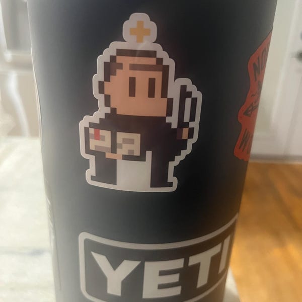 Jesus the Good Shepherd Video Game Sticker - Etsy
