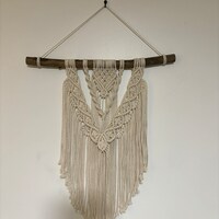 Macrame Antler Tutorial Pattern Wall Hanging, Digital Download, Witchy ...