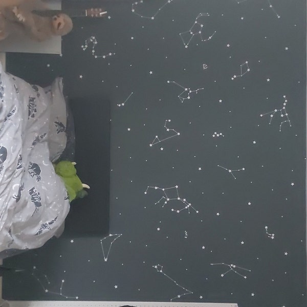 Constellation Wall Decals, Kids Room Decor, Constellation Star Map ...