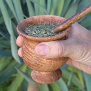 Personalized Mate algarrobo Yerba Mate Cup Bombilla Bamboo - Etsy