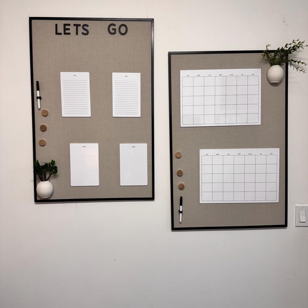 Weekly Schedule and Calendar Center Cute Office for Functional and ...