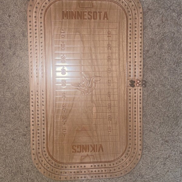 Upper Peninsula (michigan) Cribbage Board and Wall Display ...