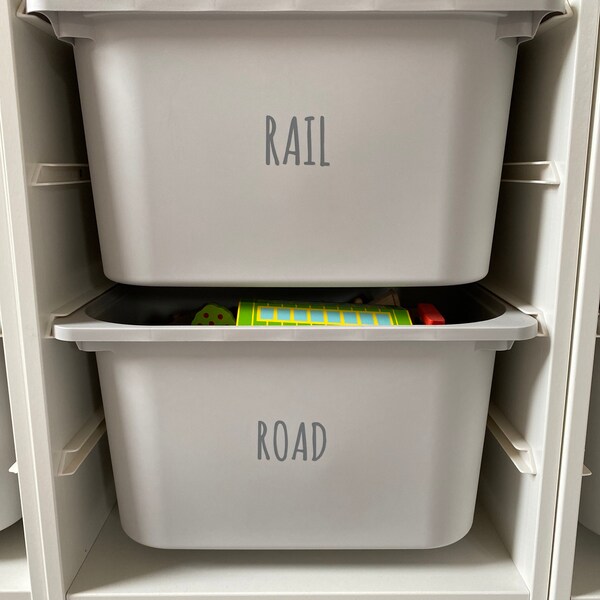 LABELS IKEA Kallax , Trofast Toy Storage Labels Playroom Kidsroom ...