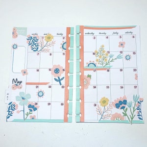 Soft Pink Florals Stickers Clear Matte - Etsy