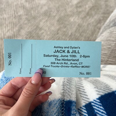 Custom Printed Raffle Tickets for Your Fundraiser Your Choice of Card ...