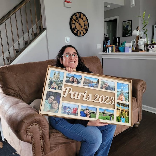 Custom Text Picture Frame - Picture Frame Collage - Collage Picture ...