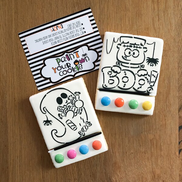 5" PYO Cookie Treat Bag Topper Printable Treat Bag Toppers- Halloween ...