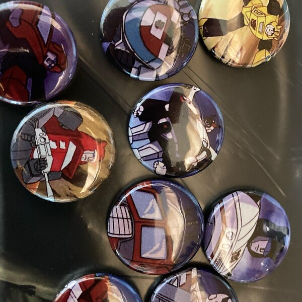 More Than Meets the Eye! Set of 6 Transformers Refrigerator Magnets ...