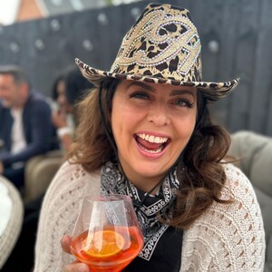 Rodeo Queen Beaded Fringe Cowboy Hat Red Stetson Hat Festival Hat ...