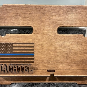 Wooden Dock Station Police Officer Docking Station Wood | Etsy
