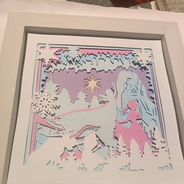 WINNIE POOH Shadow Box 6 Layer Template - Etsy