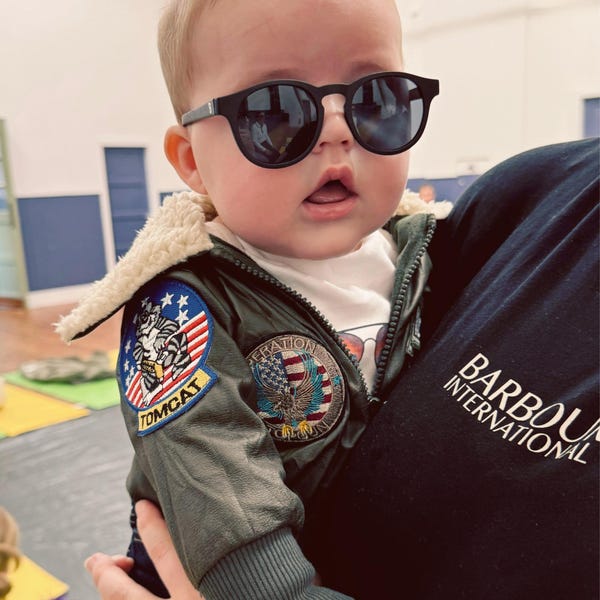 Personalized Green Kids Aviator Jacket*baby Pilot Jacket*infant Aviator ...