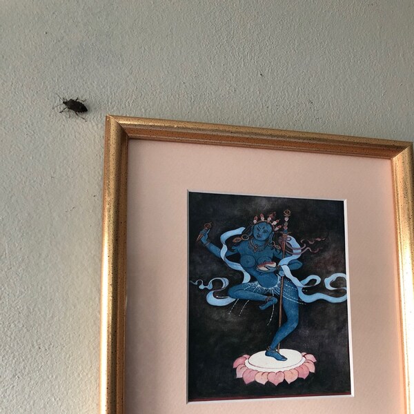 Fierce Blue Dakini Sky Dancer, With Purbha, the Magical Dagger, Dharma ...