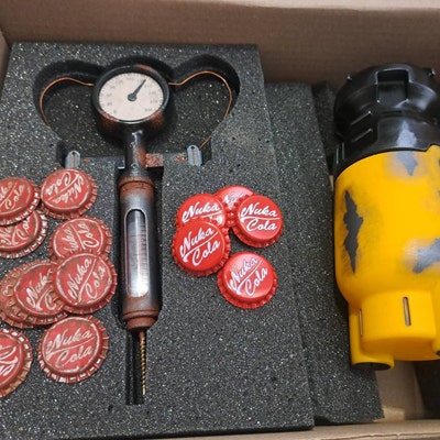 Handmade Fallout Bottle Caps, Nuke Cola Caps, Fallout Props, Gift for ...