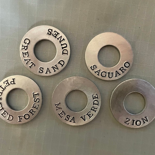 Custom Travel Tokens Leather Keychain Lanyard, Travel Lover Gift ...