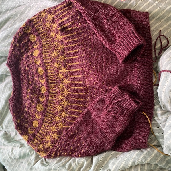 Astraeus- Sweater, Hat & Cowl -PDF- Digital Download -kids - Color Work ...