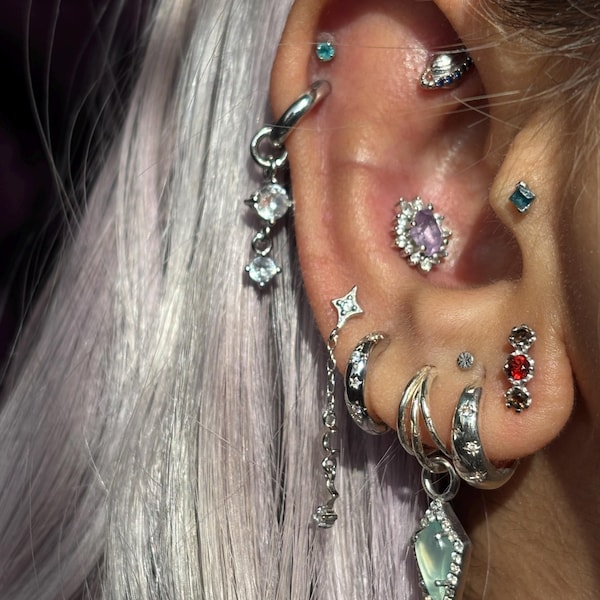 316L Surgical Steel Push Pin Replacement Flat Backing, Flat Back ...