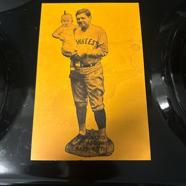 Babe Ruth 1921 American Caramel Series E121 Baseball Card – Hand-aged ...