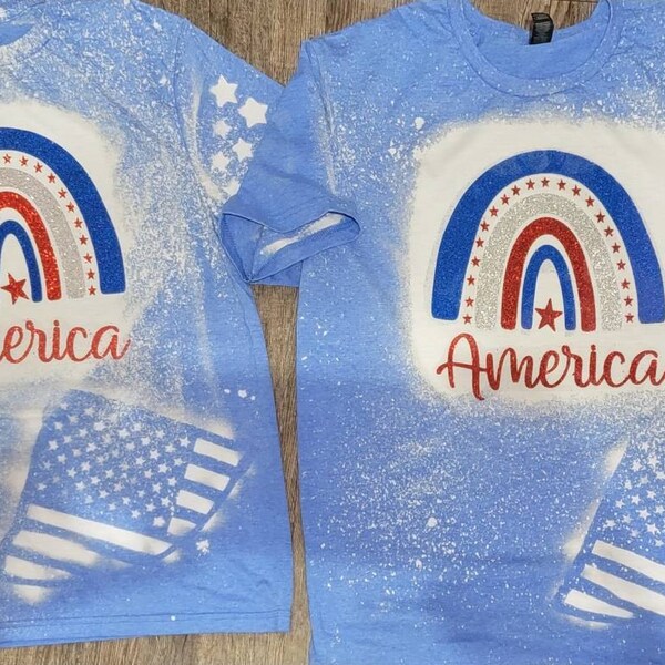 Rainbow America, Rainbow America Svg, Rainbow, Rainbow Svg, USA Flag ...